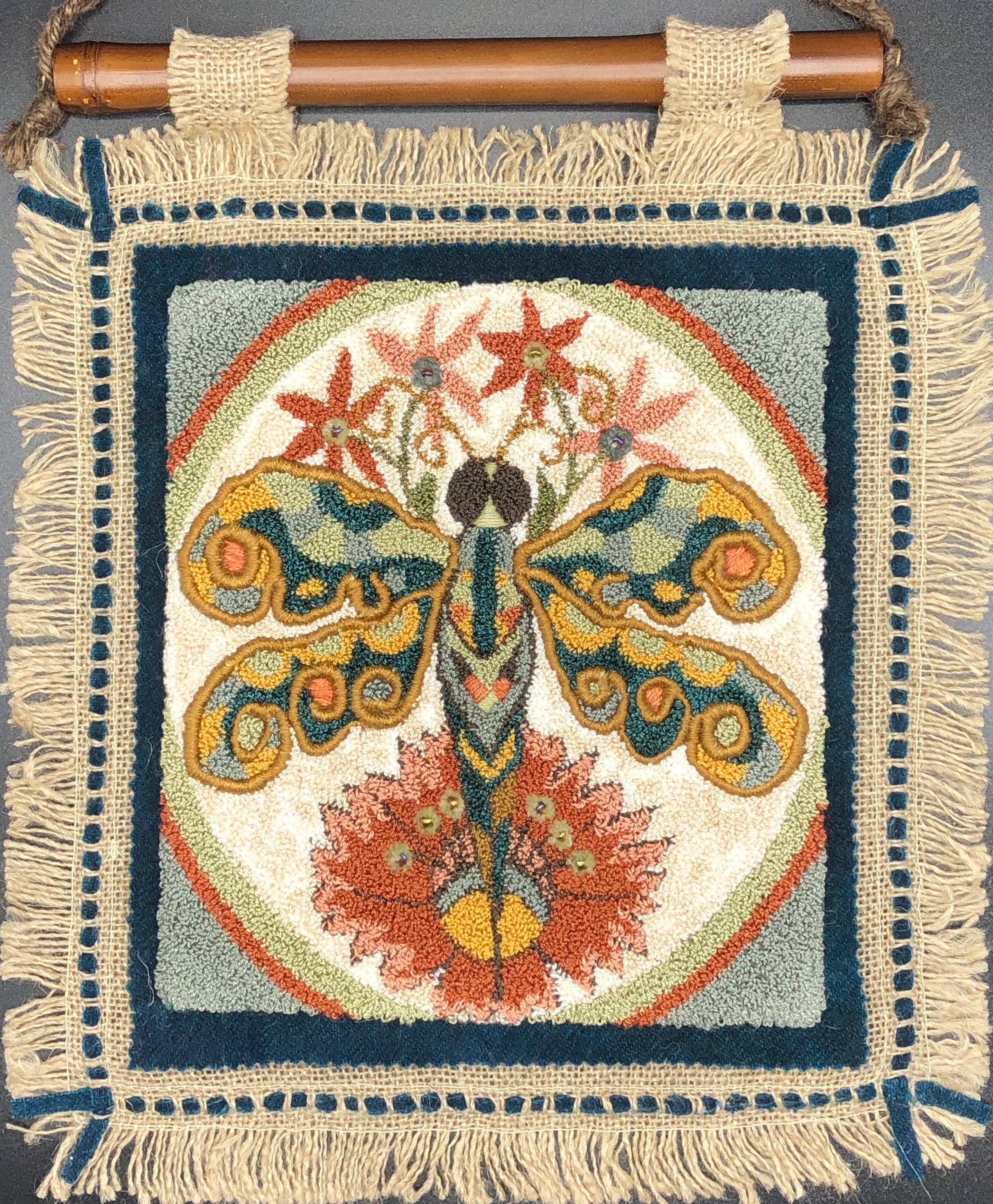 Dragonfly- Punch Needle Pattern - Etsy