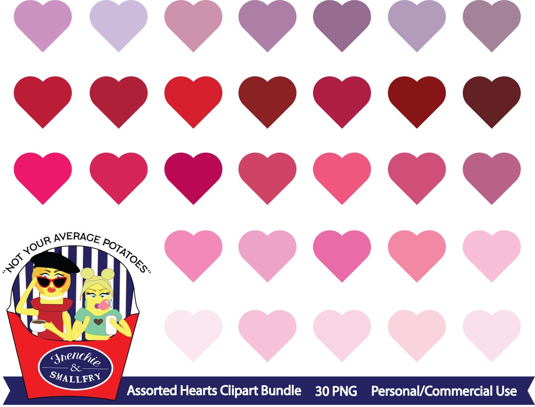 Valentines Day Clipart, Heart Clipart, Heart Pngs, Valentines PNG ...