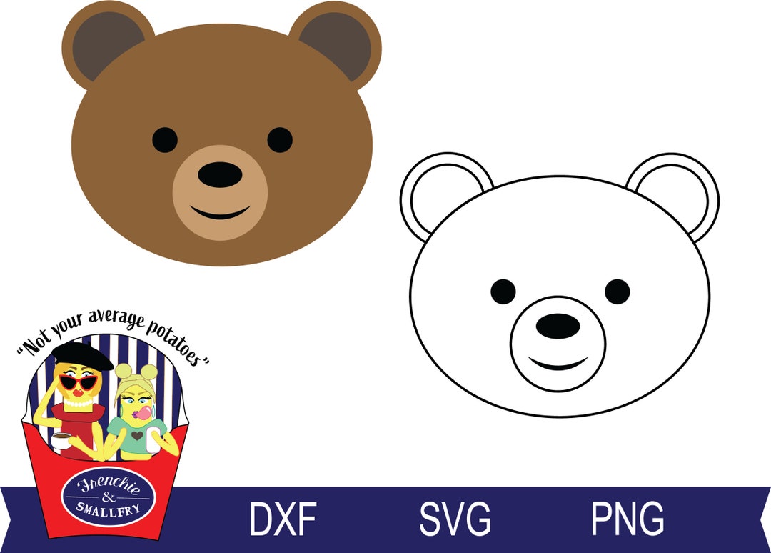 Teddy Bear SVG, Teddy Bear Face, Teddy Bear Cricut Files, Cute Bear SVG ...