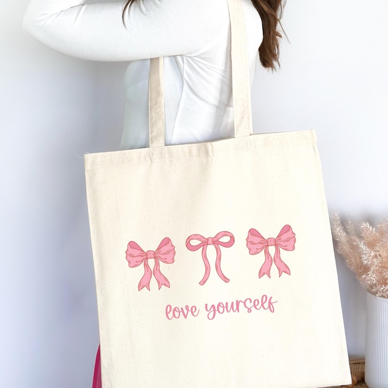 Preppy Tote Bag - Etsy