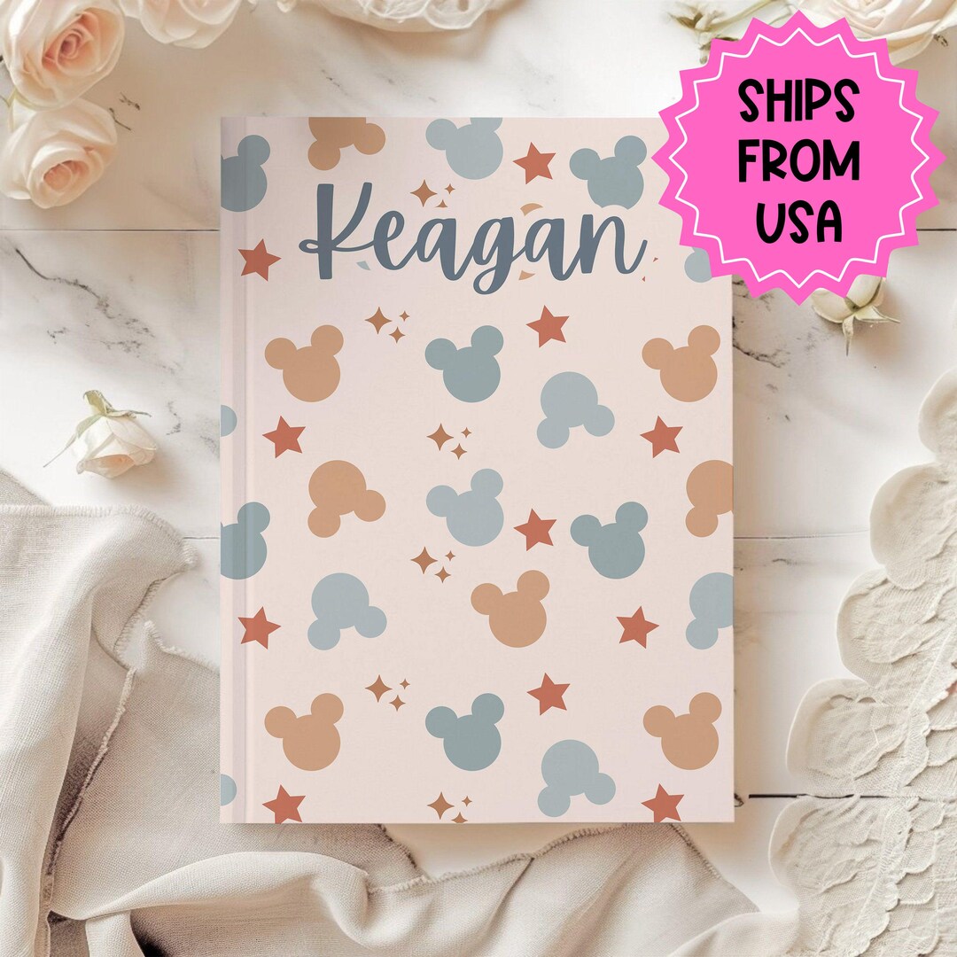 Personalized Boys Magical Autograph Book, Mouse Autograph Book, Mouse ...