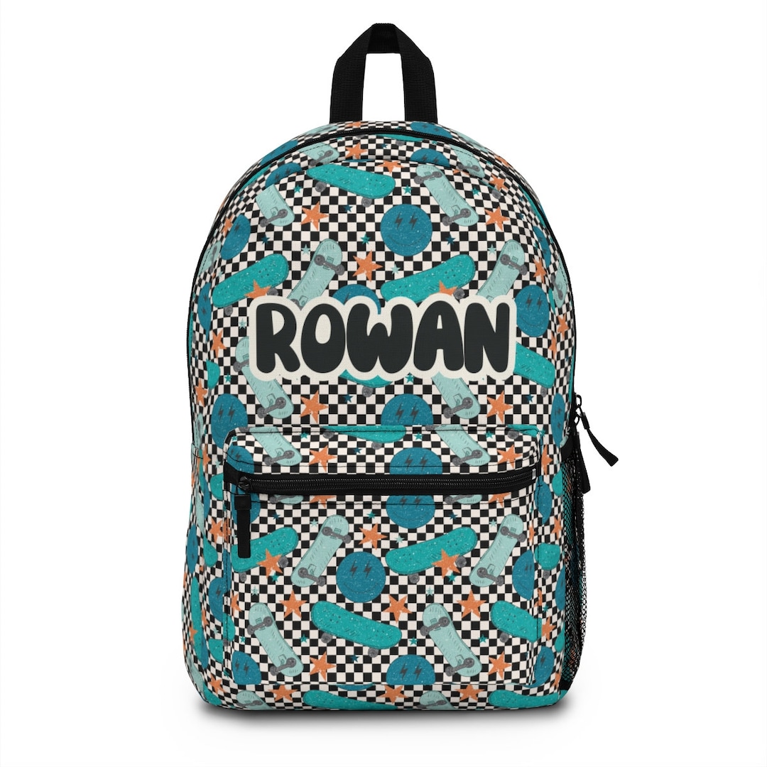 Personalized Backpack Smiley Face, Back to School Boys Bag Kids Toddler ...