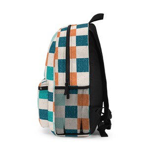 Personalized Backpack Checkered, Back to School Boys Bag Kids Toddler ...