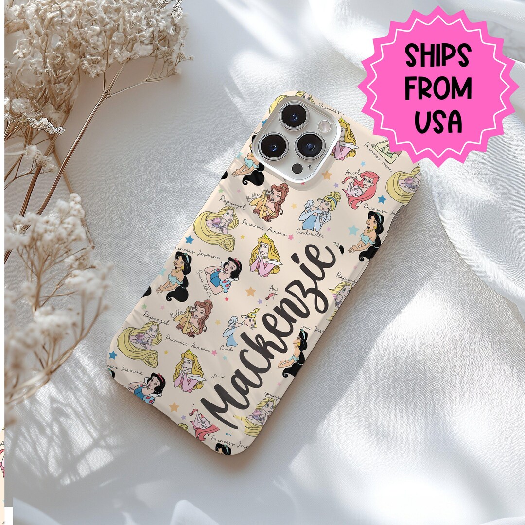 Personalized Princess iPhone 17 Air, 16, 15 Tough Cases, Samsung Disney ...
