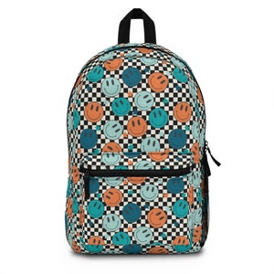 Personalized Backpack Smiley Face, Back to School Boys Bag Kids Toddler ...