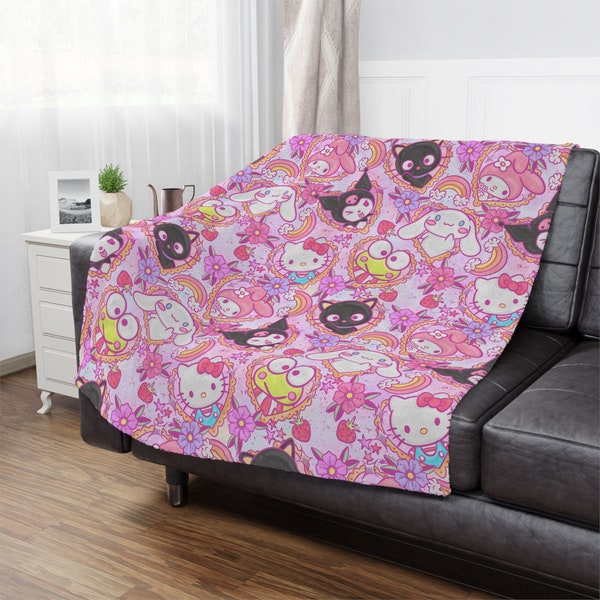Hello Kittys Blanket - Etsy
