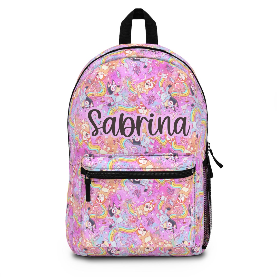 Personalized Girls Backpack and Lunch Box, Back to School Girls Bag ...