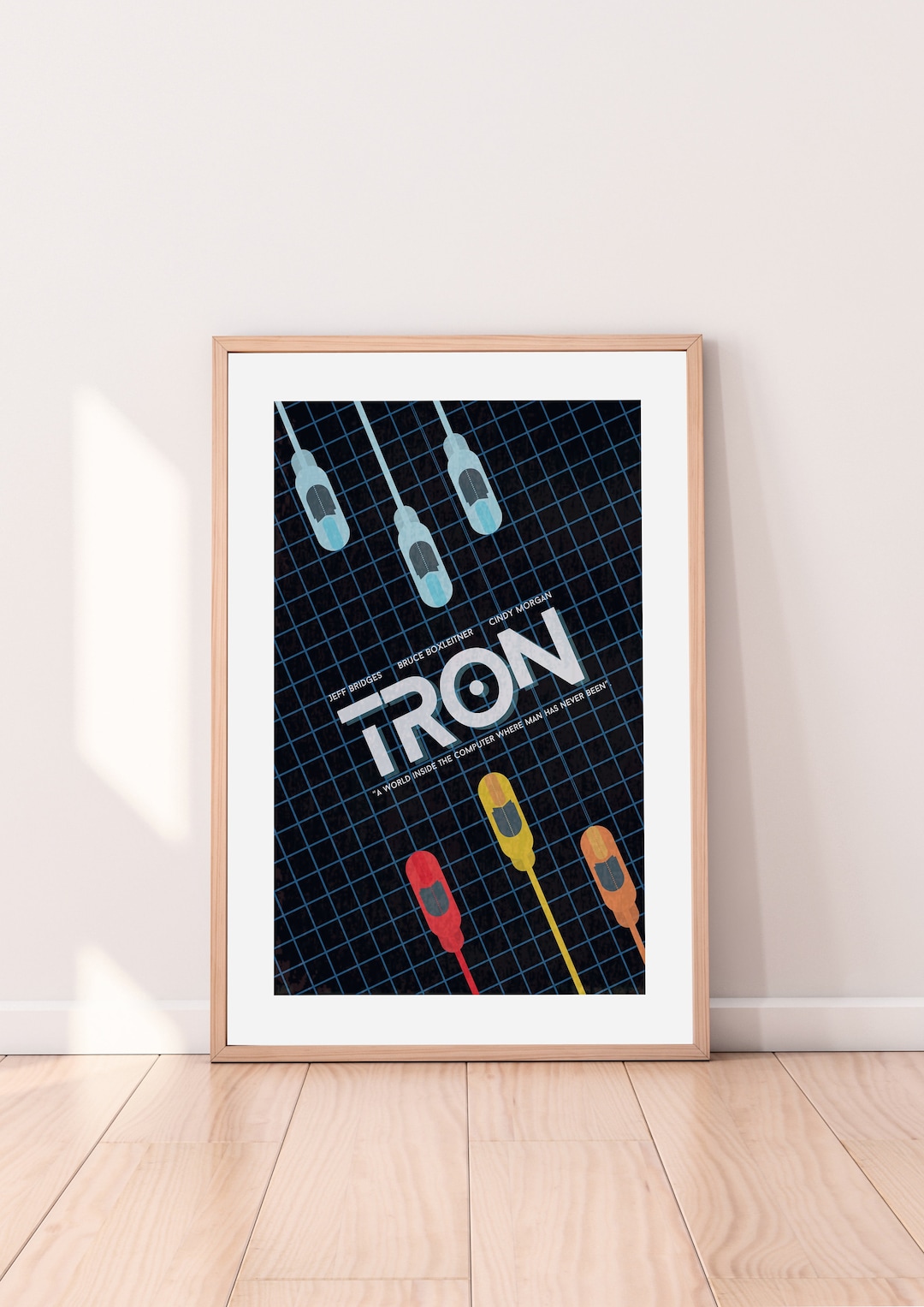 TRON Inspired Poster - Art Print | Minimalist Design | Poster | Science ...