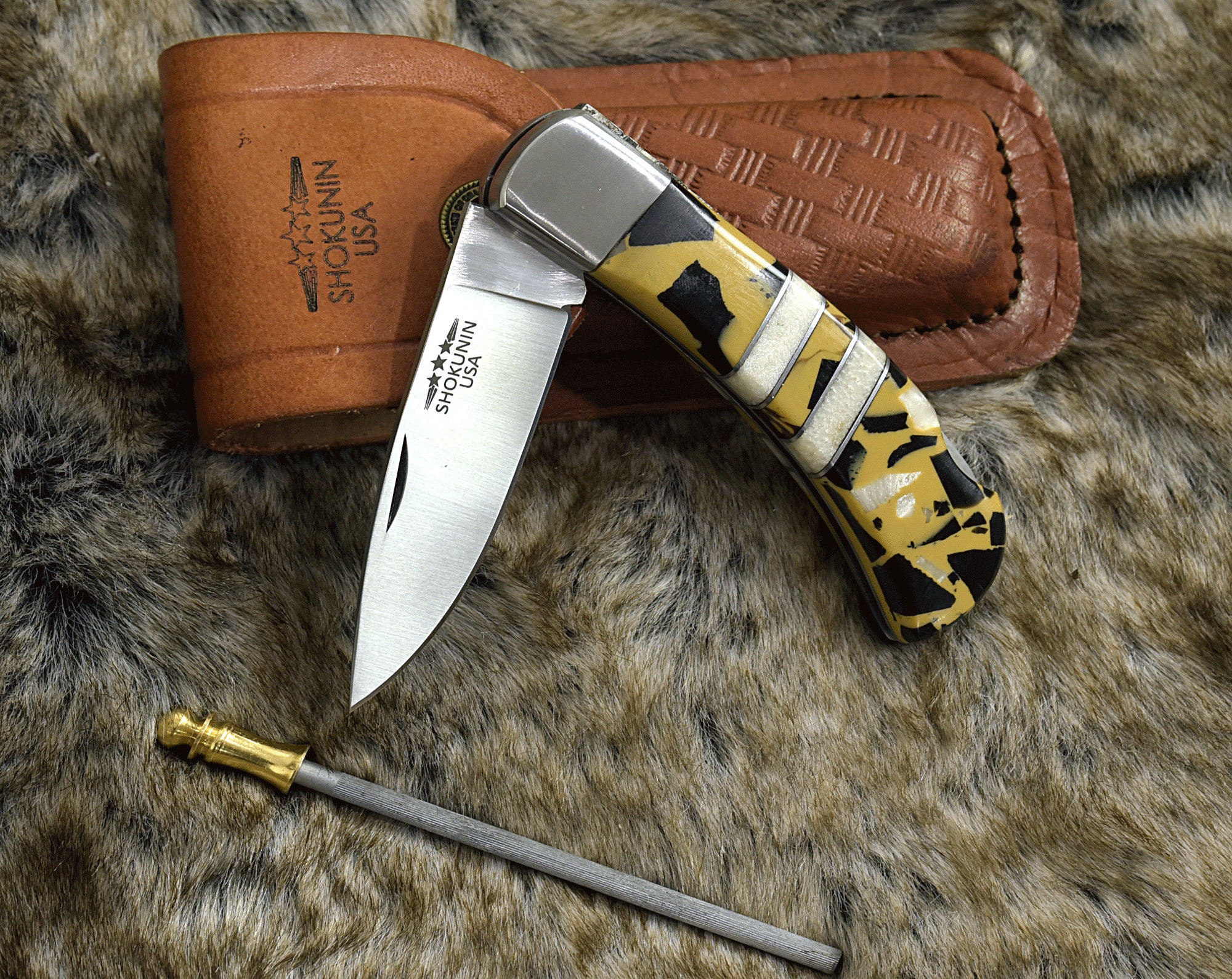 Custom droppoint folding hunter - grossless