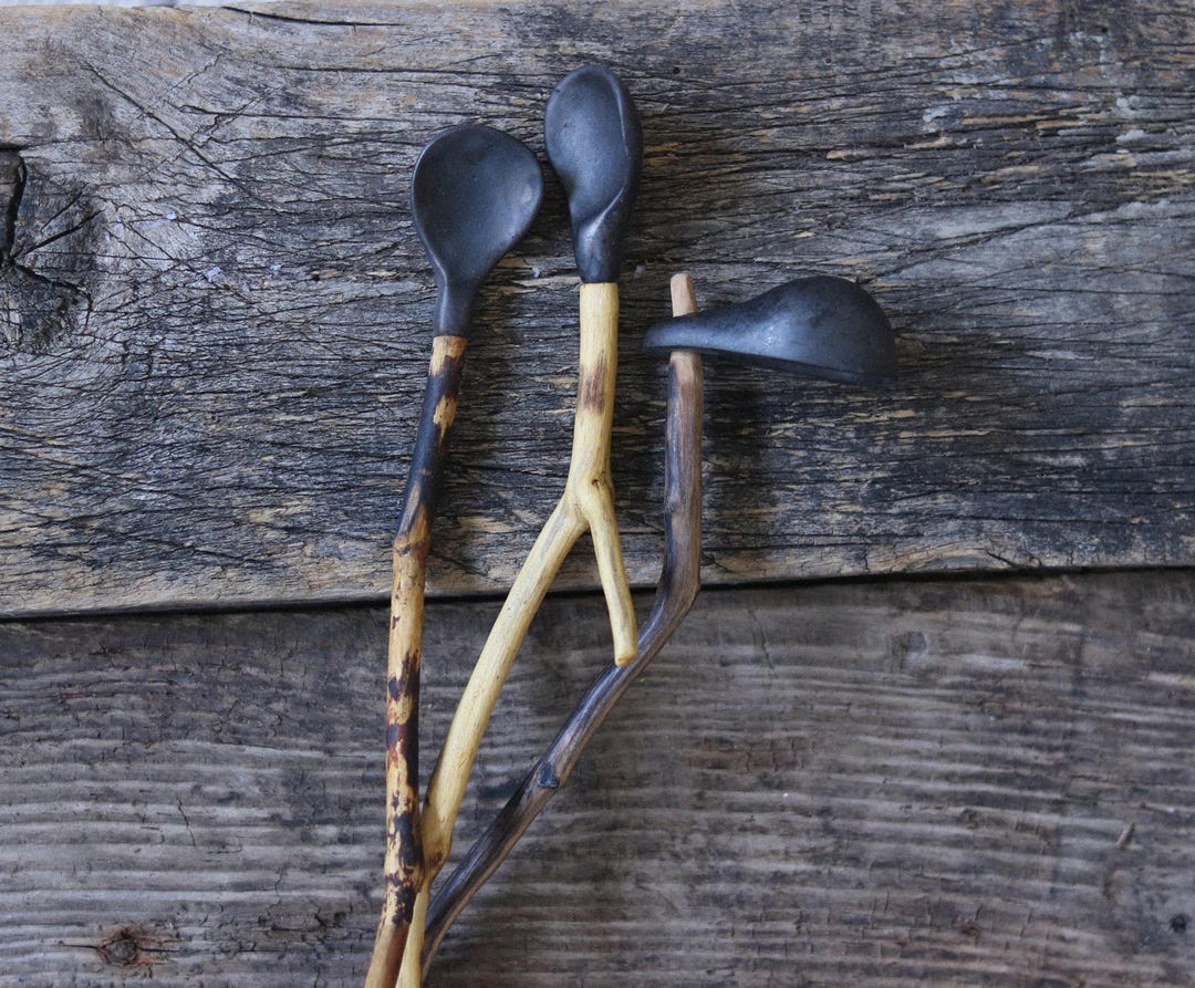 A Couple of Three Spoons. Middle Size Dinner Spoons. Dining Utensils ...