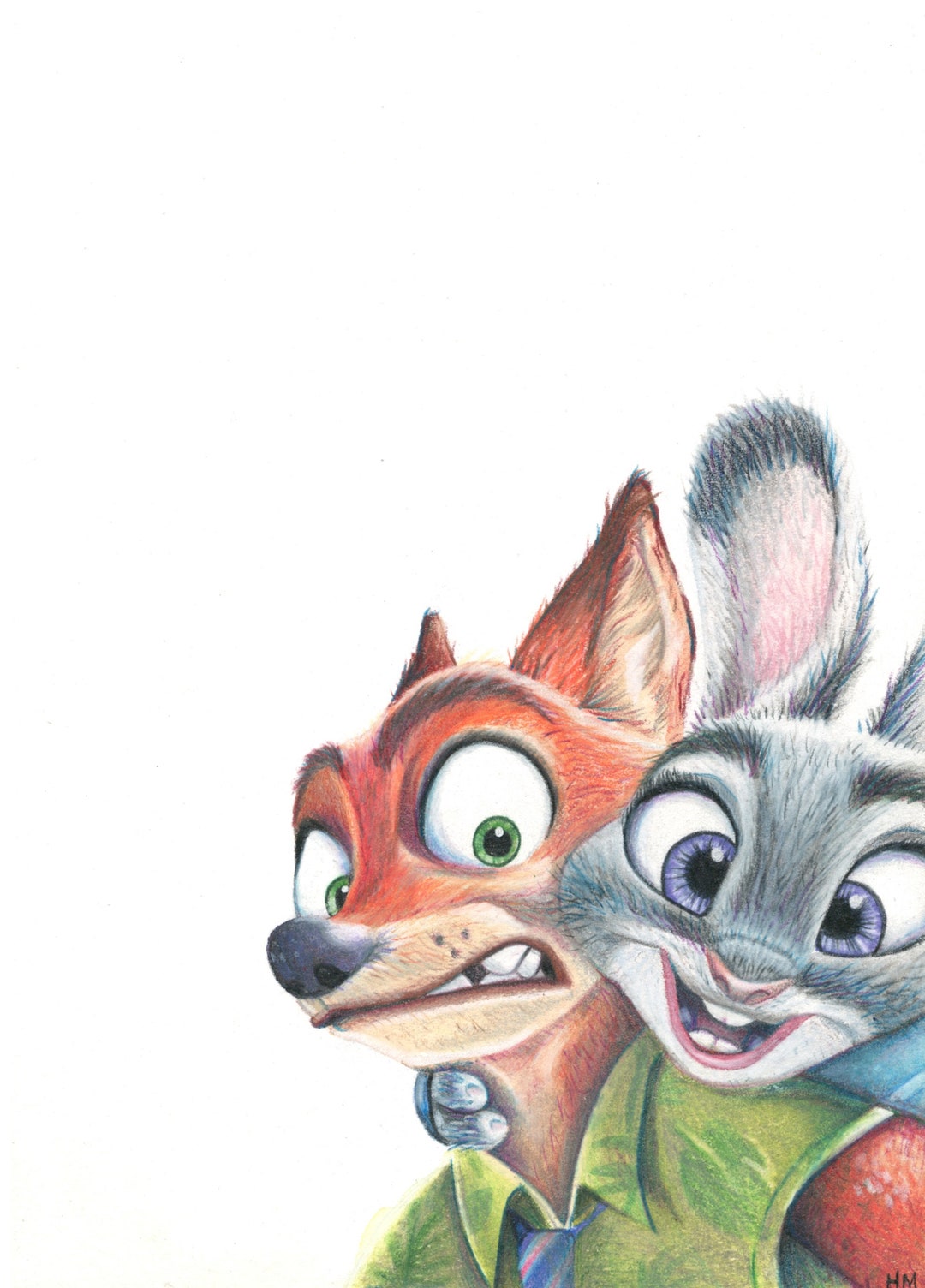Predator & Prey - Colored Pencil Print (5x7) - Etsy