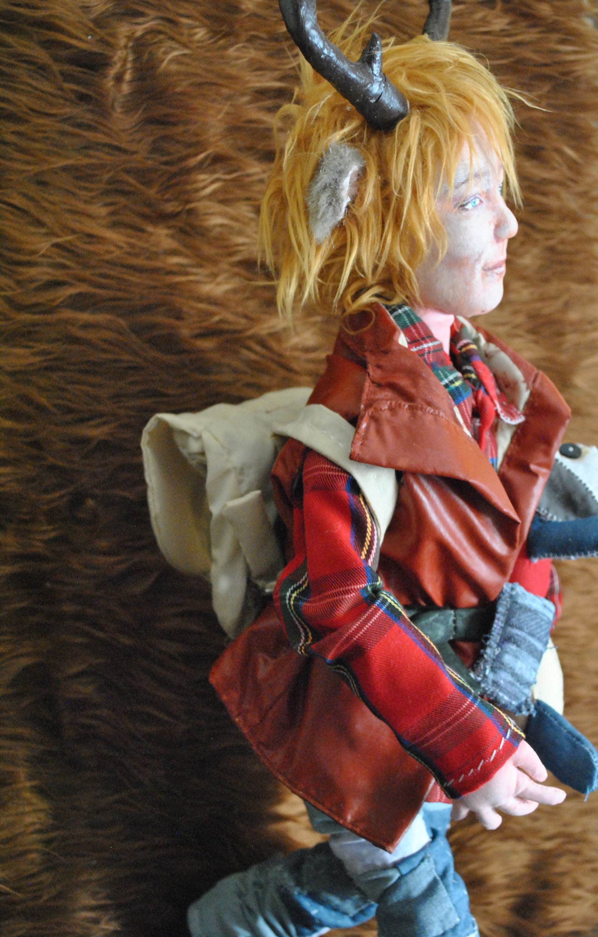 Sweet Tooth Doll, Handmade Figure Inspired by Gus From Sweet Tooth ...