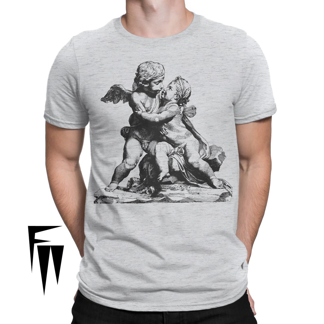 Two Cupids Kissing Tee, T Todeschini After Demarchi, 18th Century ...