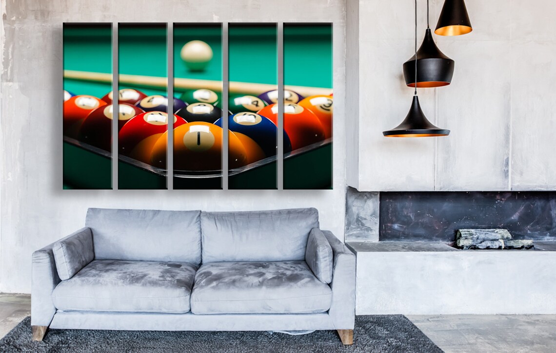 Billiards Wall Decor Pool Table Photo Print Billiards | Etsy