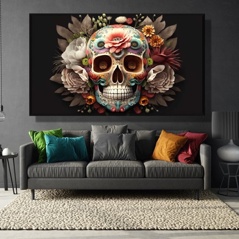 Sugar Skull Poster - Etsy