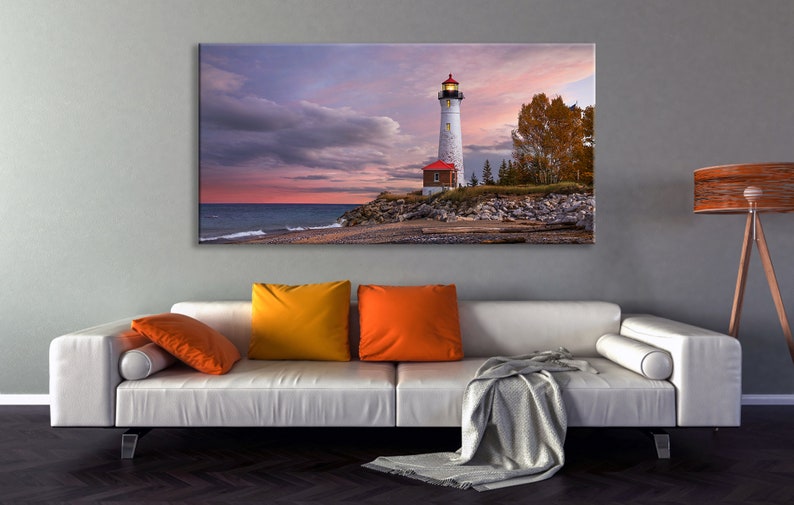 Lighthouse Canvas Lighthouse Print Lighthouse Poster - Etsy