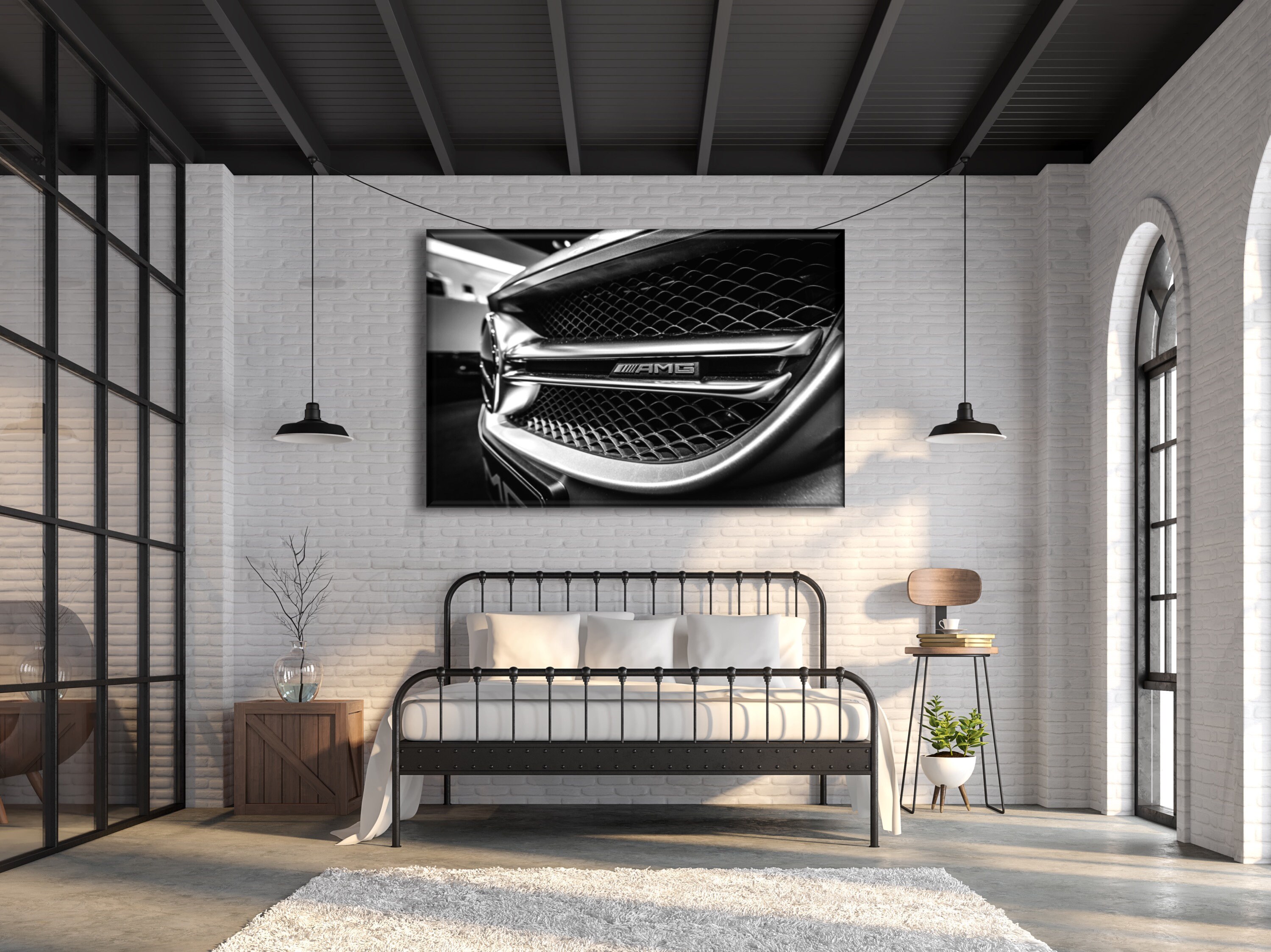 Mercedes Wall Art Mercedes-benz Canvas Print Super Car Wall - Etsy UK