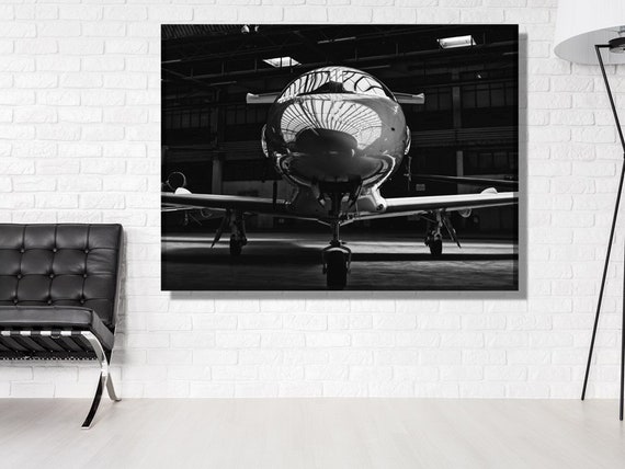 Prints Airplane Print Aircraft Engine Print Aircraft Black And White ...