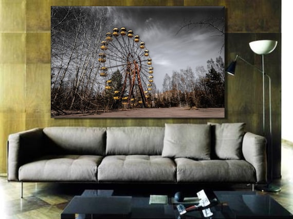 Chernobyl Wall Art Chernobyl Disaster Photo Print Exclusion | Etsy