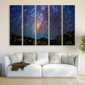 Galaxy Poster Space Wall Art Astronomy Wall Decor - Etsy