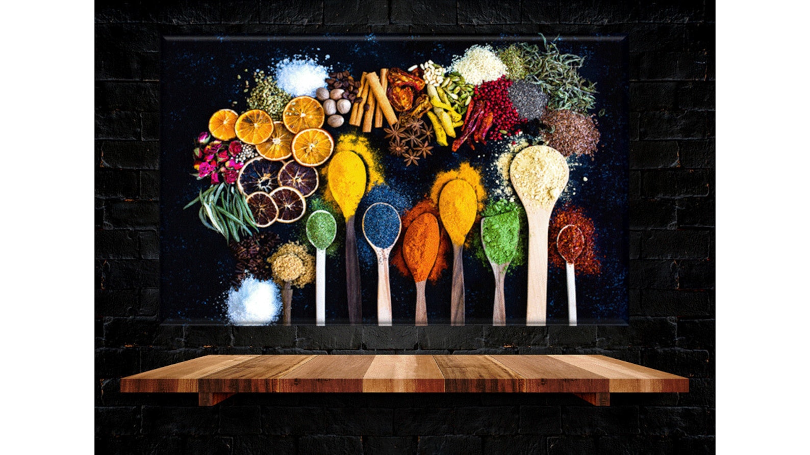 Arte de alimentos saludables impresión de lienzo de comida y | Etsy