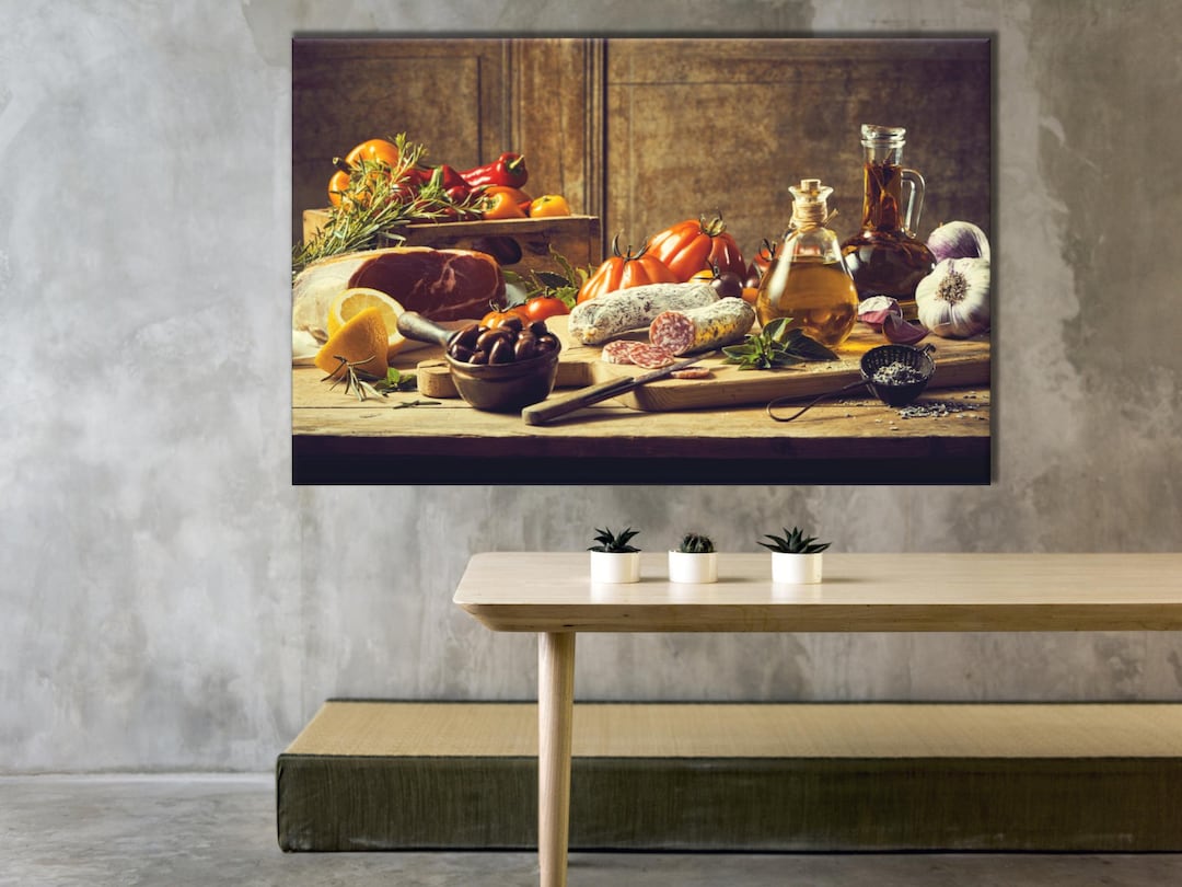 Restaurant Wall Art, Food Wall Art, Kitchen Wall Decor, Restaurant ...