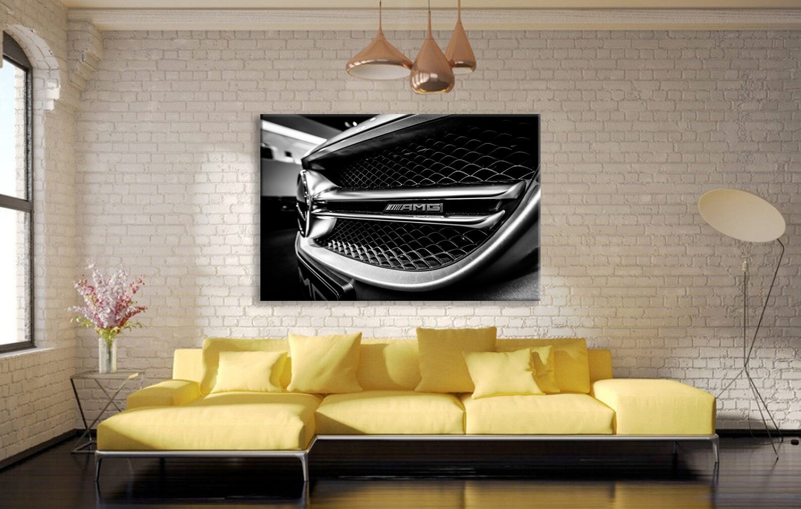 Mercedes Wall Art Mercedes-Benz Canvas Print Super Car Wall | Etsy