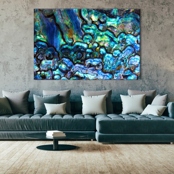 Blue Abalone Shell - Etsy