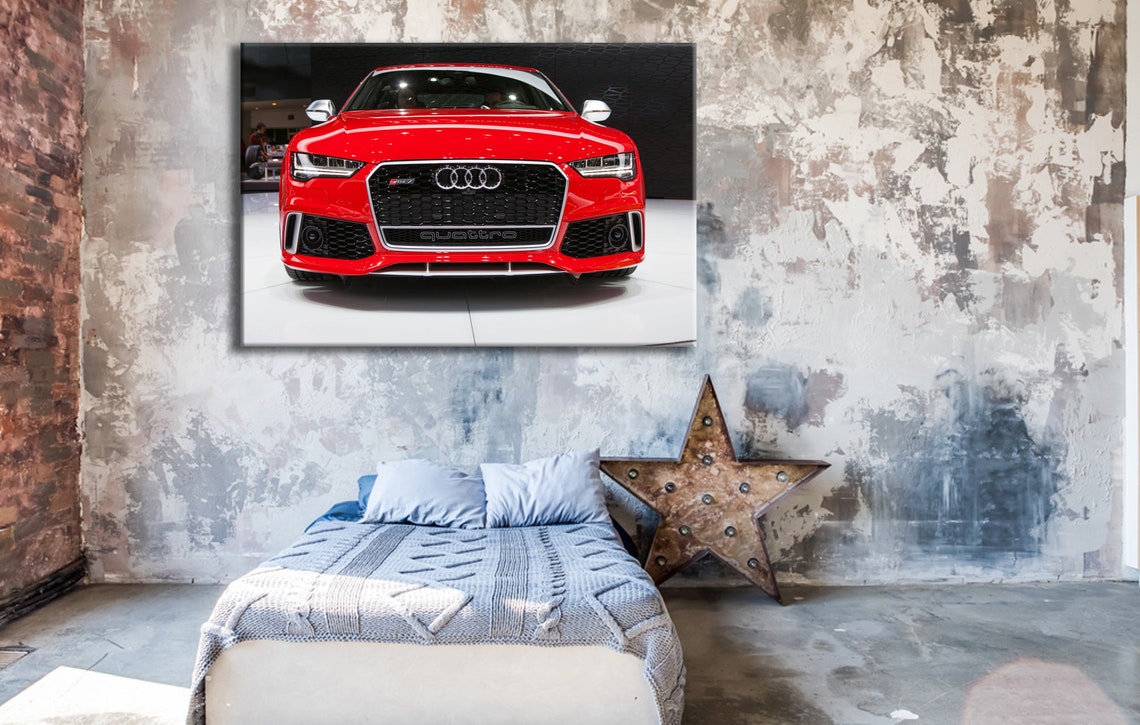 Audi Wall Art Audi RS7 Quattro Print Audi Canvas Audi Large - Etsy