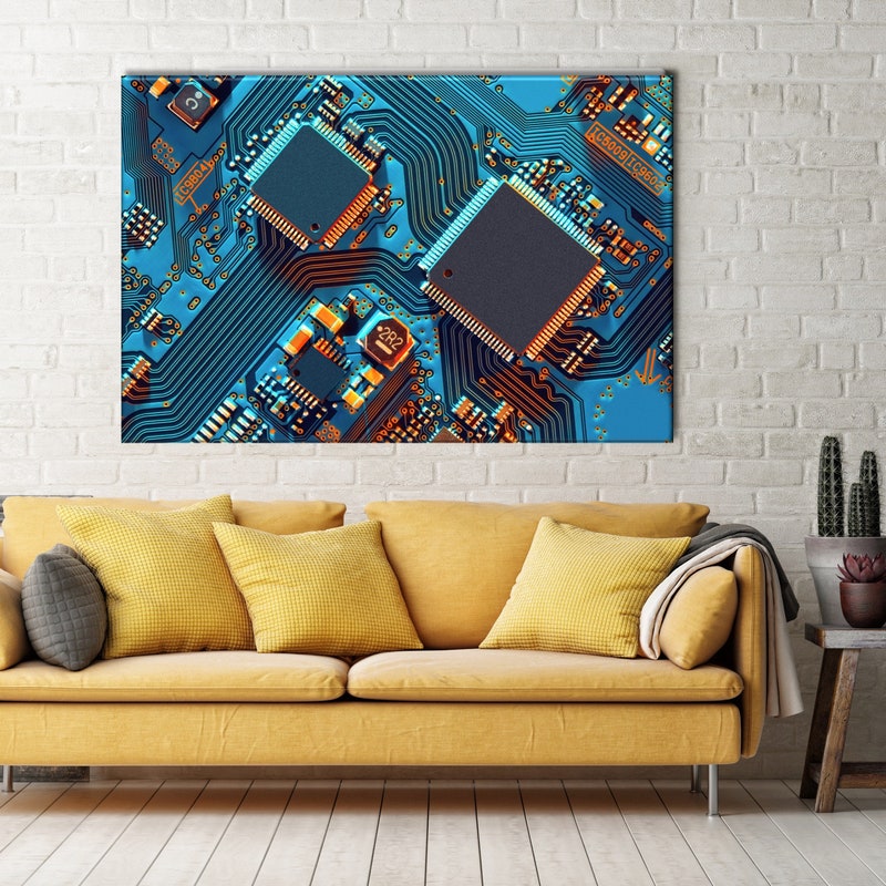 Circuit Board Art - Etsy