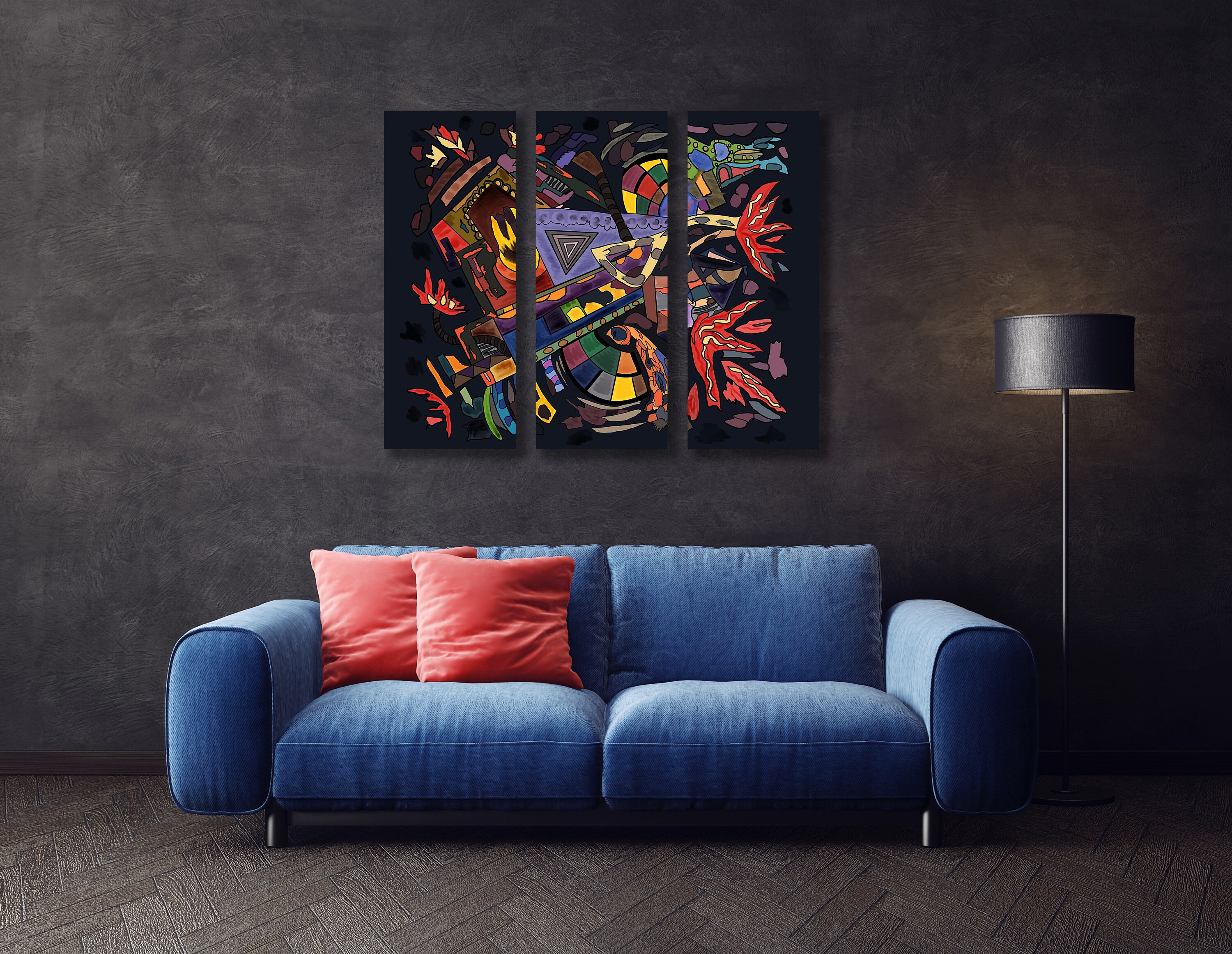 Graffiti Wall Art Modern Abstract Print Fashion Graffiti | Etsy