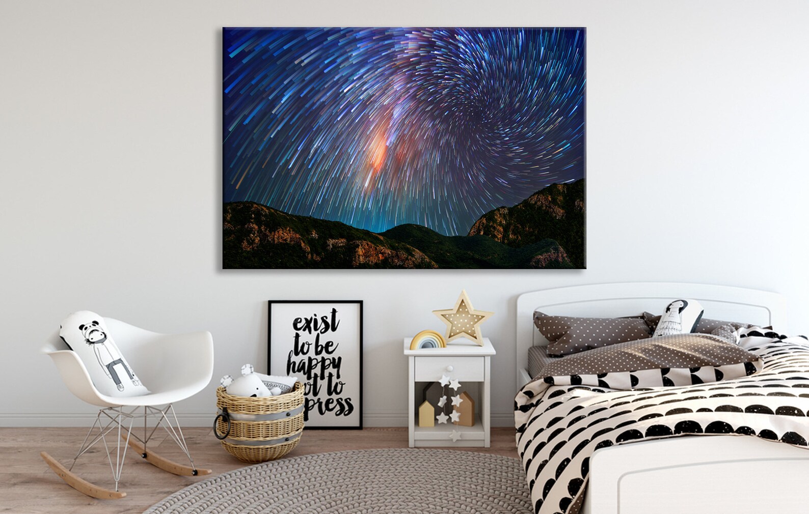 Galaxy Poster Space Wall Art Astronomy wall decor | Etsy