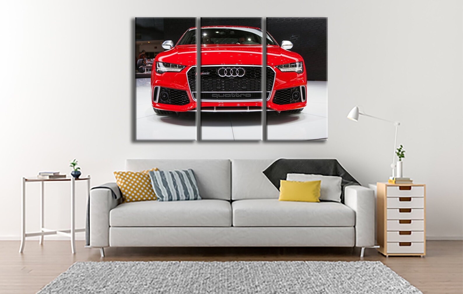 Audi Wall Art Audi RS7 Quattro Print Audi Canvas Audi Large - Etsy