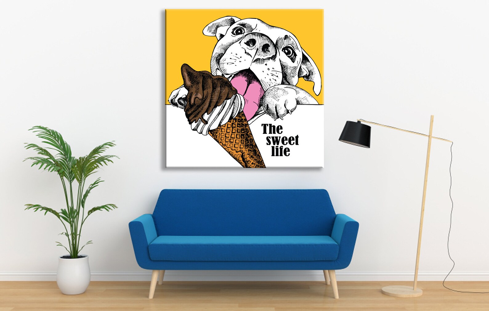 Pop Art Wall Decor Stretched Ready to Hang Wall Art - Etsy