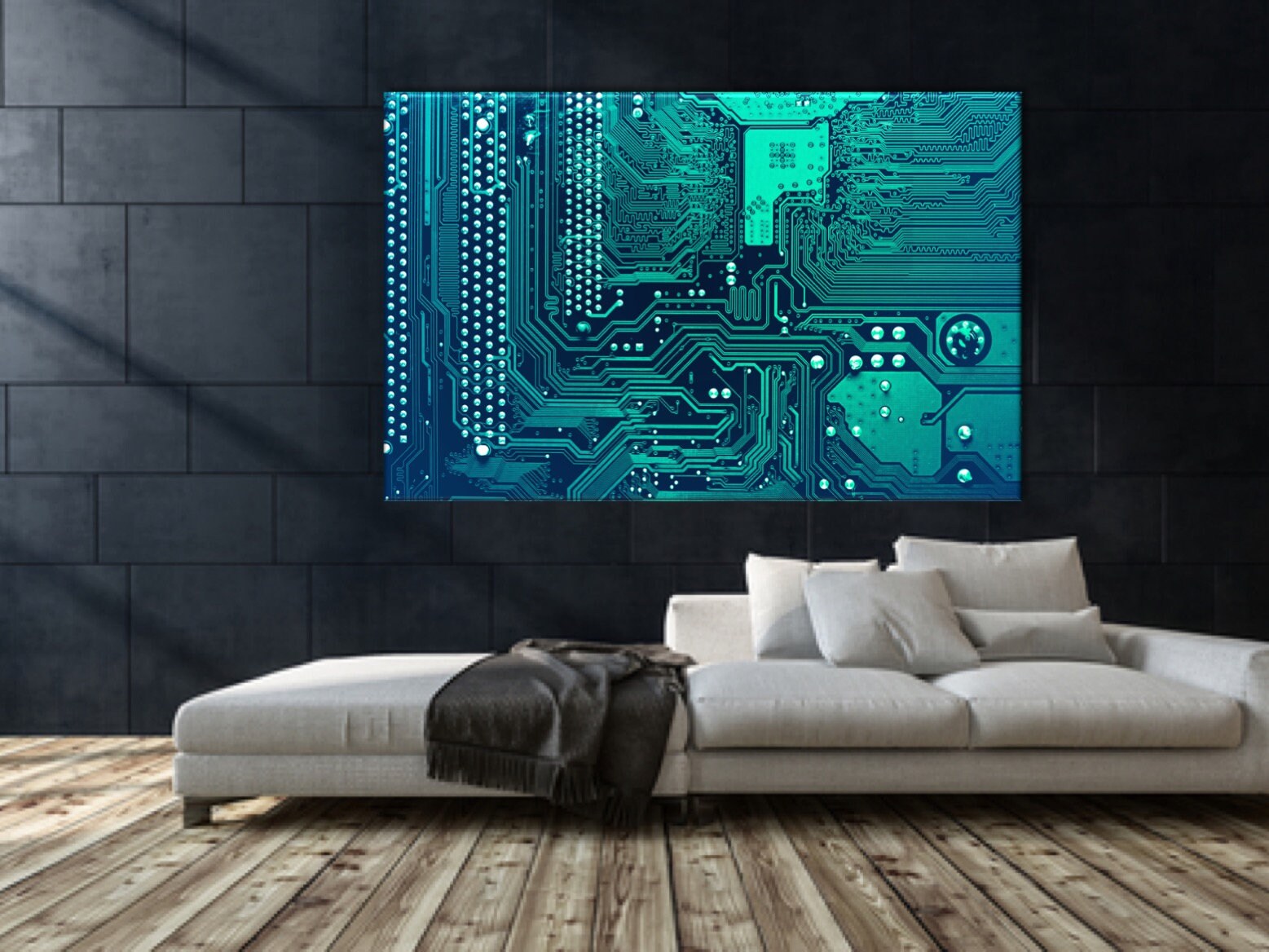 Computer Motherboard Wall Art Cirquit Board Print - Etsy UK