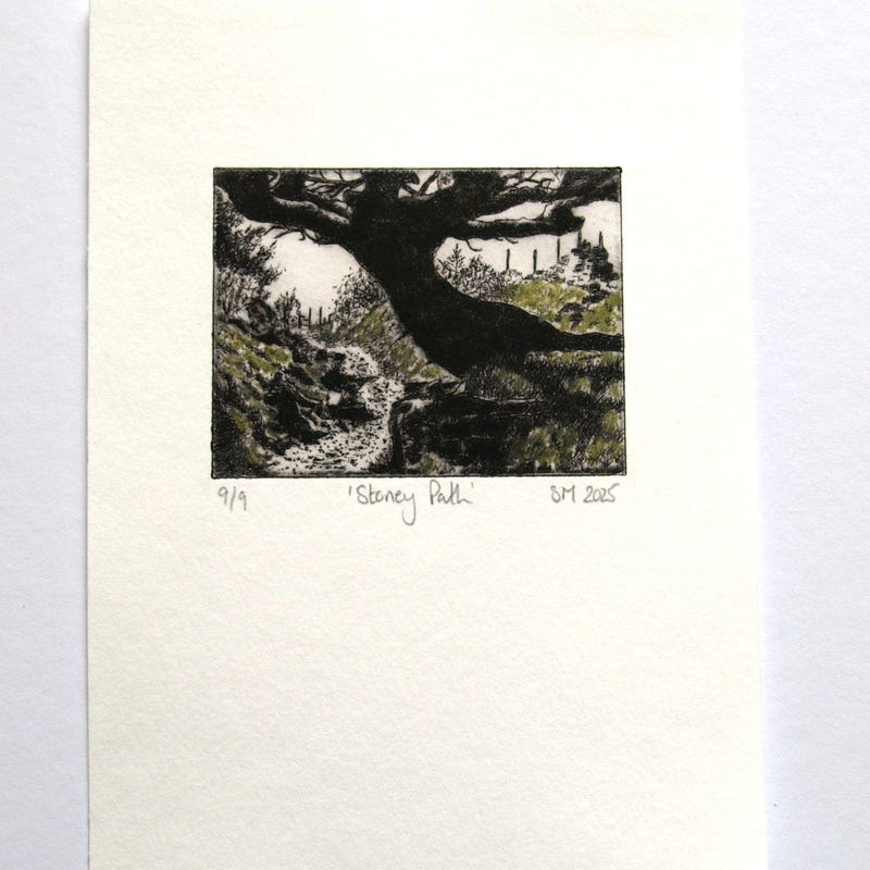 Original Tree Etchings - Etsy