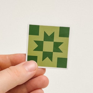 Quilt Block Stickers Rainbow Quilt Squares 2 X 2 Stickers Quilt Gift ...