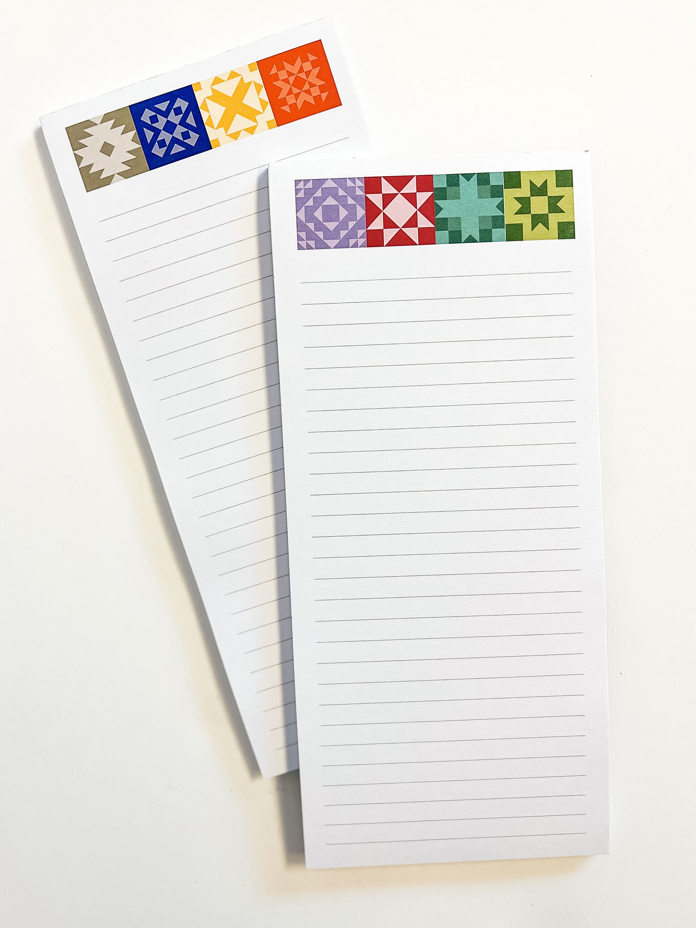 Mystery Notepad 3x8 to Do List Grocery List Quilter Gift Quilt Block ...