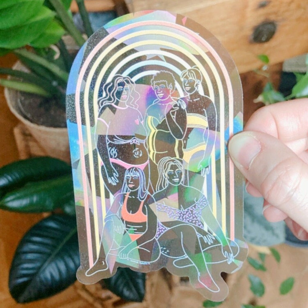 Rainbow Suncatcher Decal Window Suncatcher Holographic Sticker - Etsy