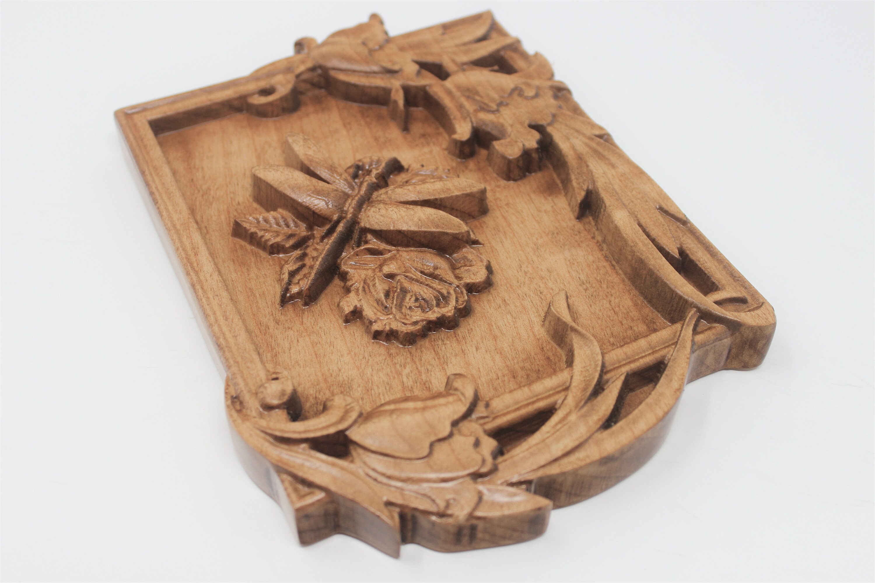 Dragonfly Wood Carving/wood Wall Decor/wall Hanging | Etsy