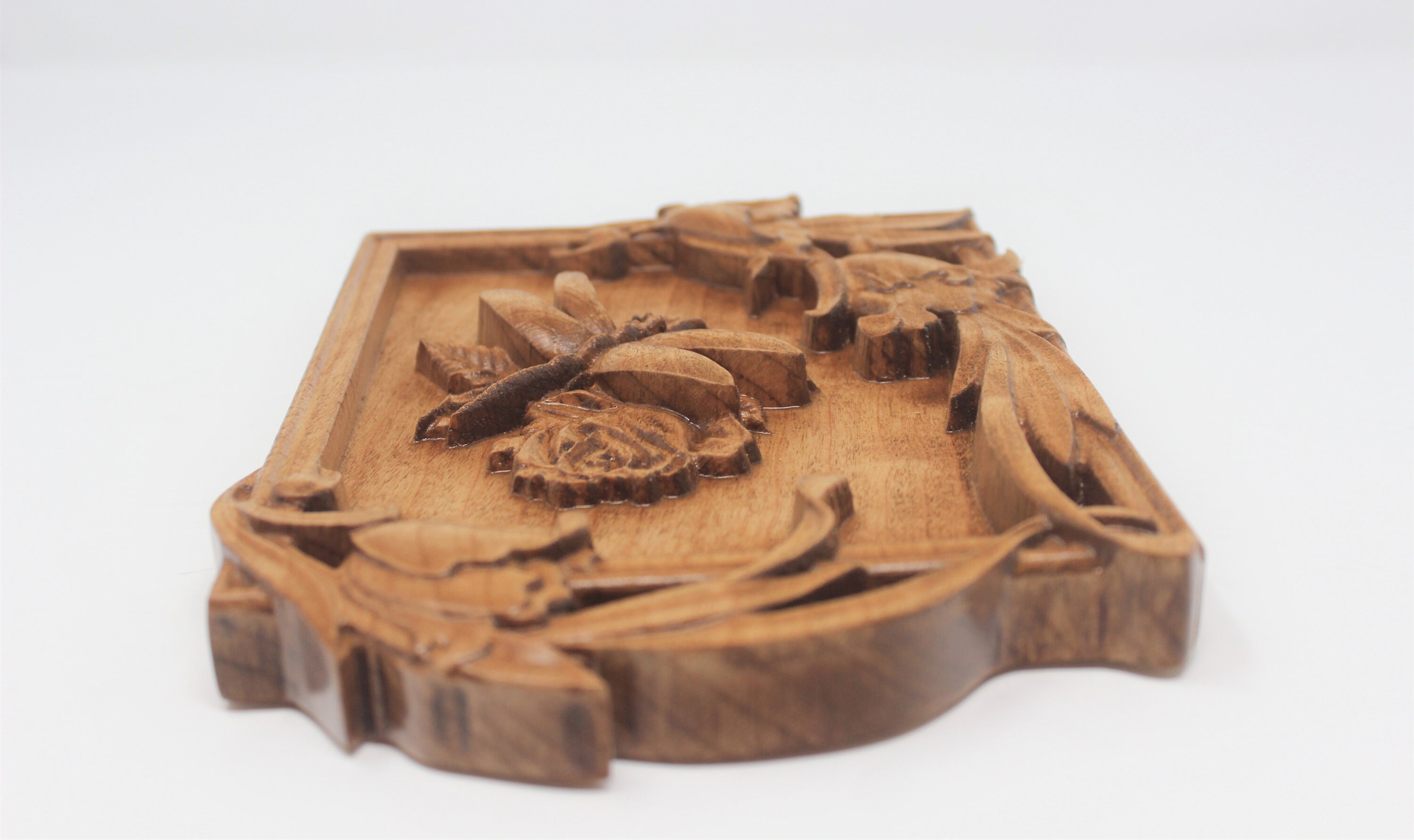 Dragonfly Wood Carving/wood Wall Decor/wall Hanging - Etsy