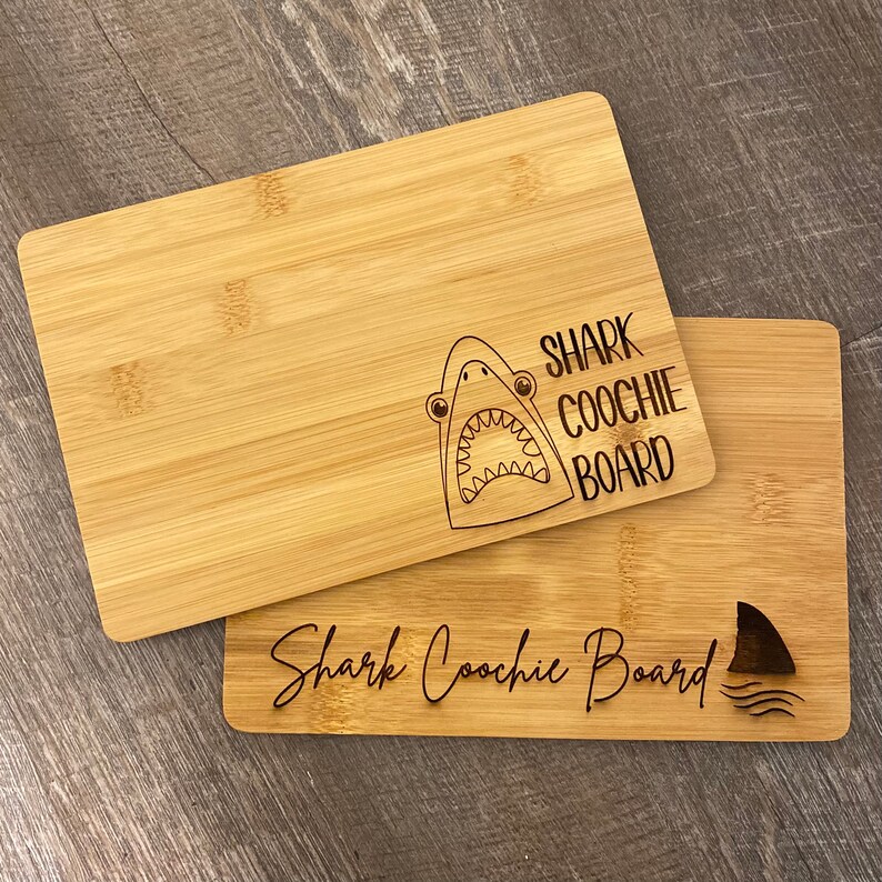 Shark Coochie Board Cheese Board Charcuterie Board Laser - Etsy