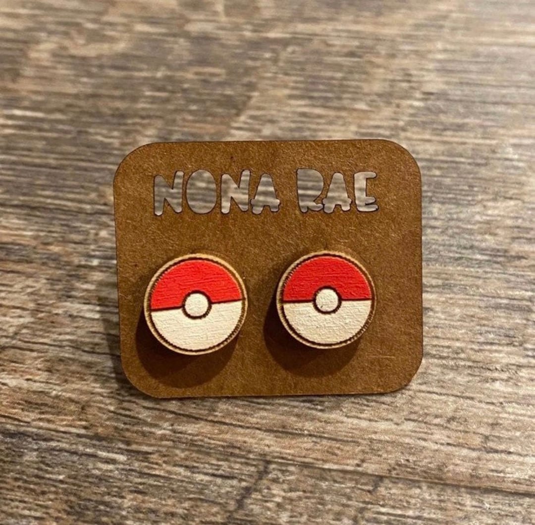 Video Game Earrings Laser Cut Earrings Wooden Earrings - Etsy