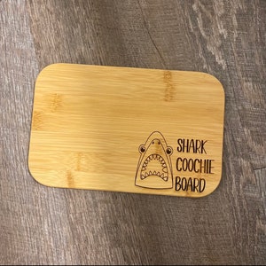 Shark Coochie Board - Cheese Board- Charcuterie Board - Laser Engraved ...