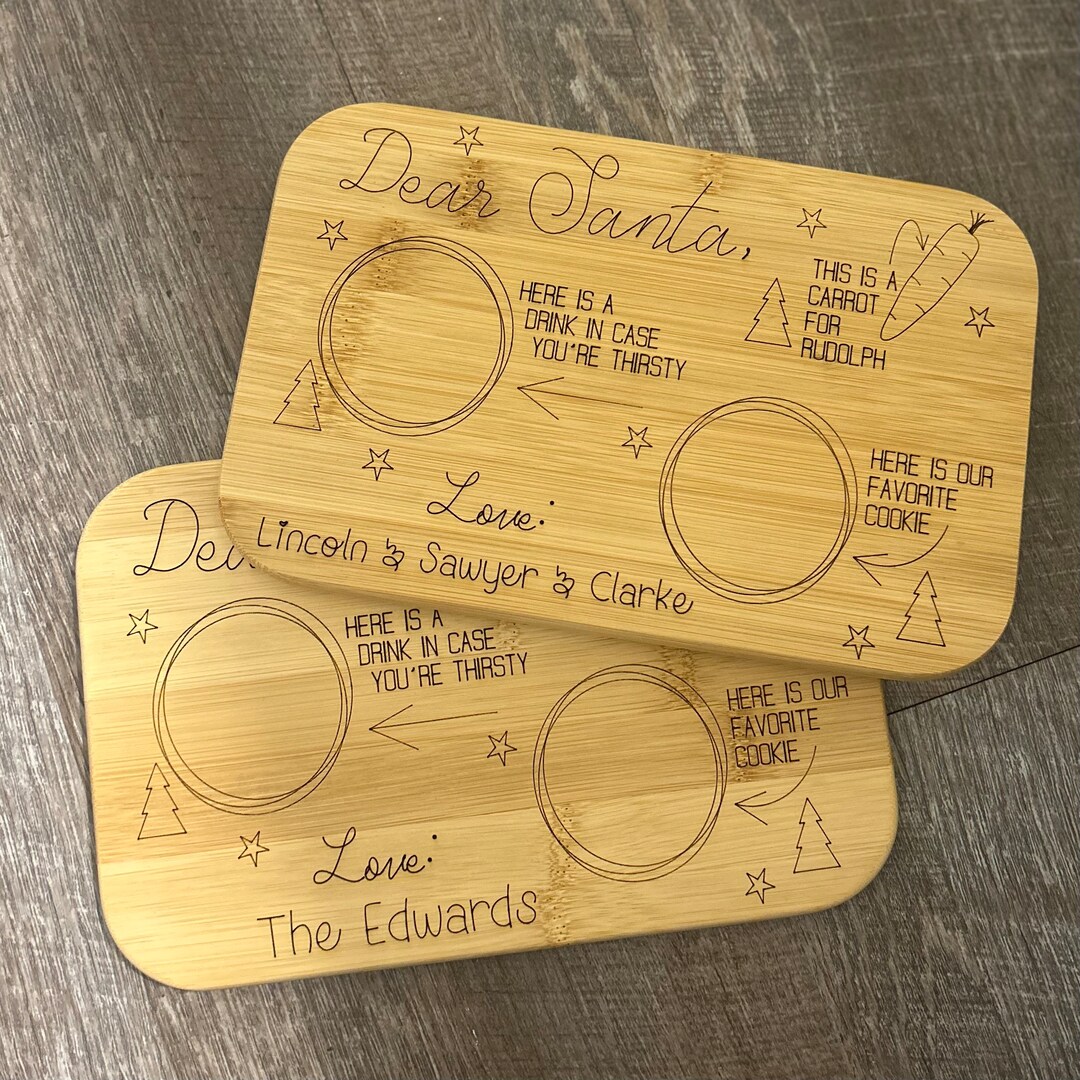 Personalized Custom Santa Tray - Etsy