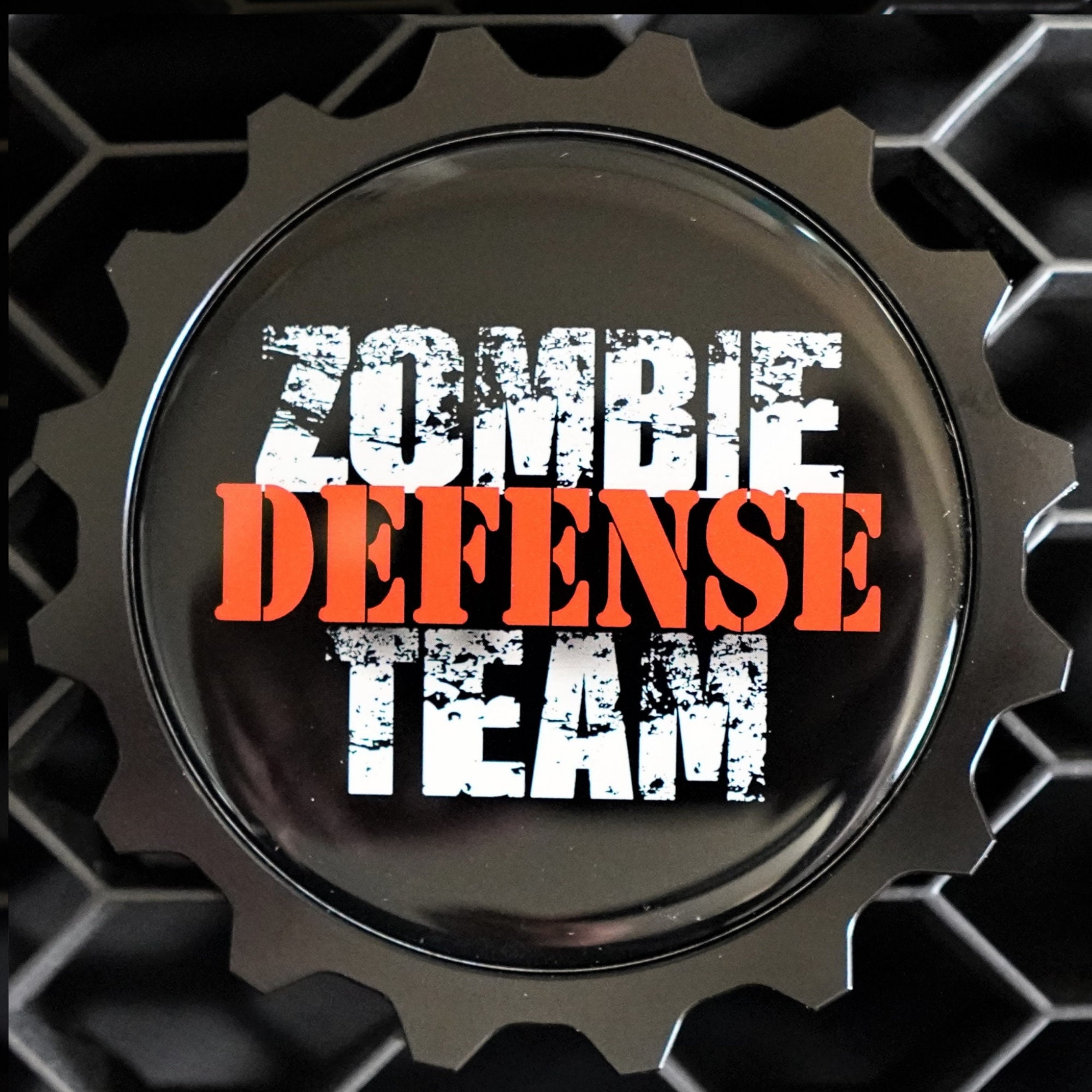 3.75 Aluminum Premium Zombie Style Grille Badge Green - Etsy