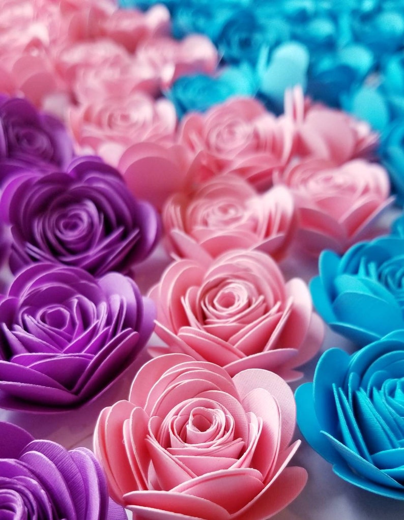 Rolled Paper Flowers Rolled Flowers | Etsy