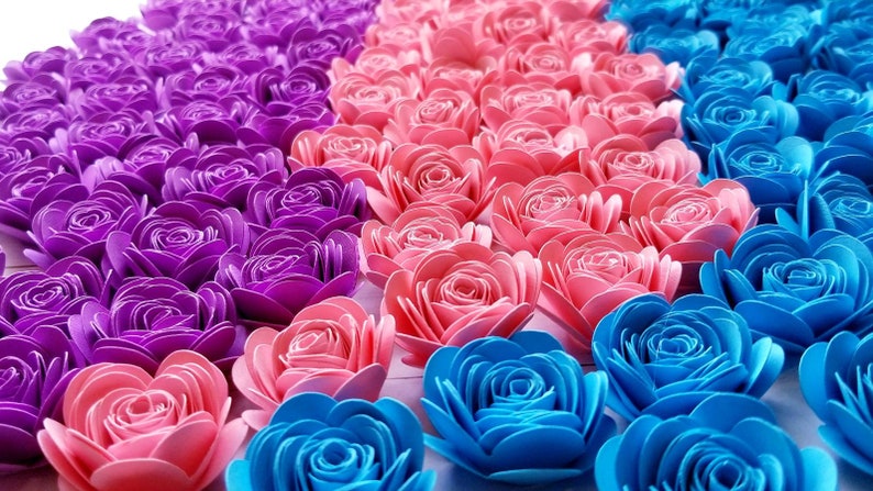 Rolled Paper Flowers Rolled Flowers | Etsy