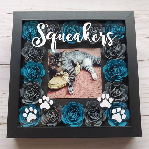 Sympathy Shadow Box With Photo Memorial in Loving Memory | Etsy