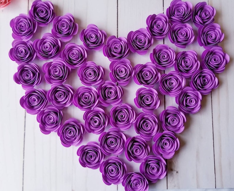 Rolled Paper Flowers Rolled Flowers - Etsy